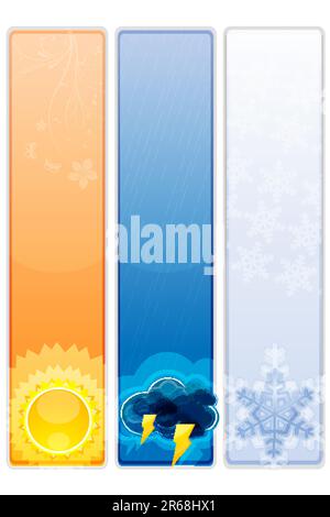 illustration of types of weather Stock Vector Image & Art - Alamy