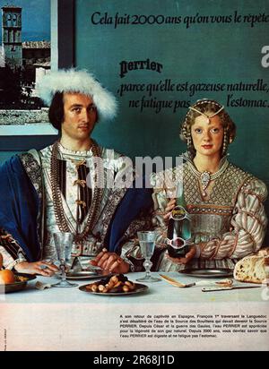 Perrier Water Vintage French Advertisement Perrier Aqua Perrier