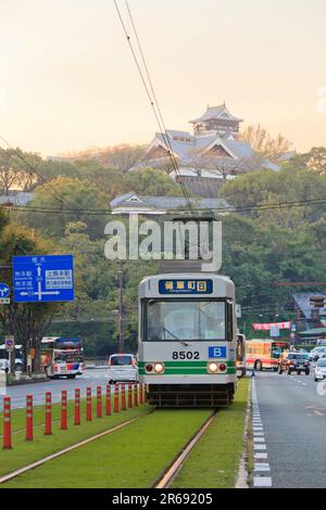 Kumamoto Tram, Kumamoto Prefecture, Japan Stock Photo - Alamy