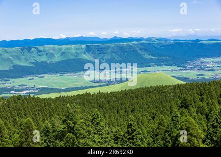Rice Mound in Aso Stock Photo - Alamy