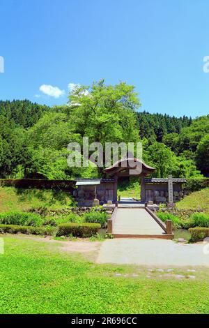 Ichijodani Asakura Clans Ruins in fresh green Stock Photo - Alamy