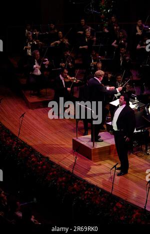 Conductor Richard Hickox, CBE, with the Australian Opera And Ballet ...
