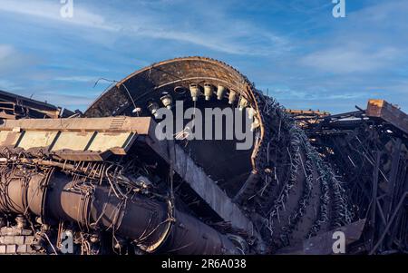 The Redcar Blast Furnace after Demolition, Former Steel Works Site ...