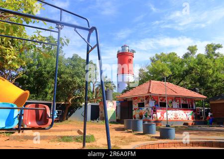 the Kannur lighthouse in Kerala state, India Stock Photo - Alamy