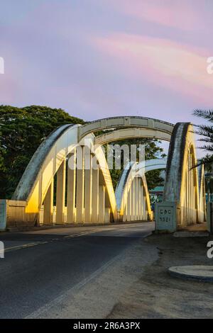 Sunset at Haleiwa, Oahu, Hawaii Stock Photo - Alamy