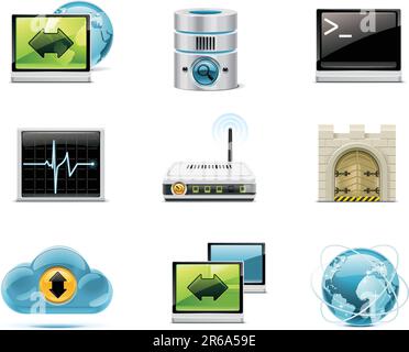 Pictograph of computer Stock Vector Image & Art - Alamy