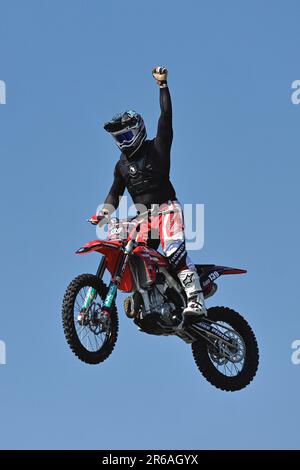 FMX Freestylers in Action Stock Photo - Alamy