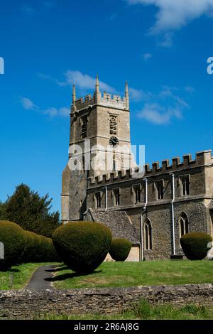 St Peter & St Paul church Long Compton dates from 13th Century with its ...