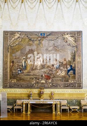 Naples Royal Palace Hercules Hall Stock Photo - Alamy