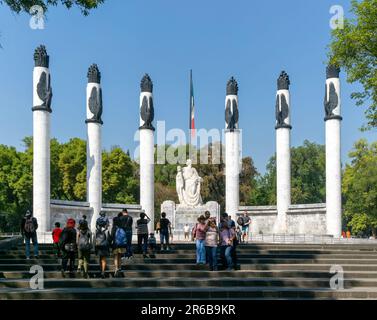 Altar a la Patria, Monumento a los Ninos Heroes - Altar to the Homeland, Monument to the Boy ...