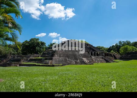 Main Structure of the Mayan Pyramids of Tazumal Site in Salvador, an ...