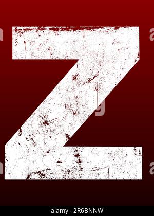 Fat Grunged Letters - A (Highly detailed grunge letter Stock Vector ...