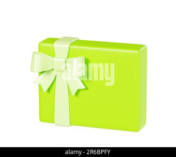 green bow and ribbon illustration for christmas and birthday ...