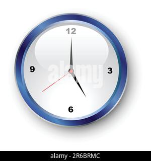 Illustration of a standard clockface Stock Vector Image & Art - Alamy