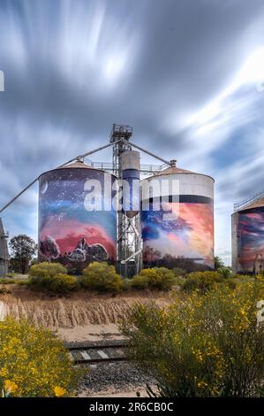 Oil barren on the ground Stock Photo - Alamy