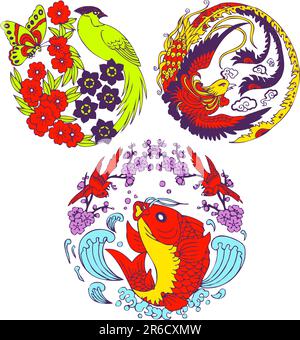 The Chinese lucky symbol logo for Lunar new year with white background ...