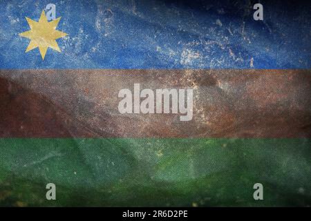 retro flag of Native peoples of South America Quechua people with ...