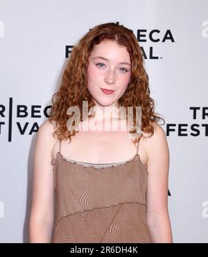Emma Halleen attends the premiere of "Downtown Owl" at the SVA Theatre ...