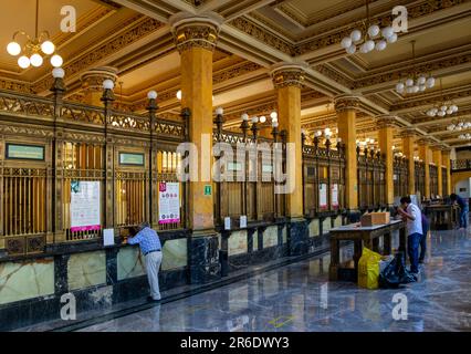 Palacio de Correos de México, palatial interior of historic Post Office ...