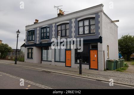 'Bluetown', Sheerness, port town on The Isle of Sheppey, island off the ...