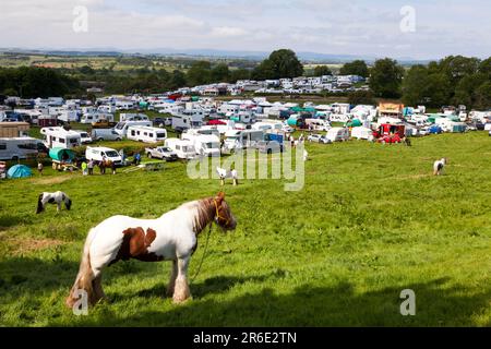 The historic Appleby Horse Fair, Appleby-in-Westmorland, Cumbria ...