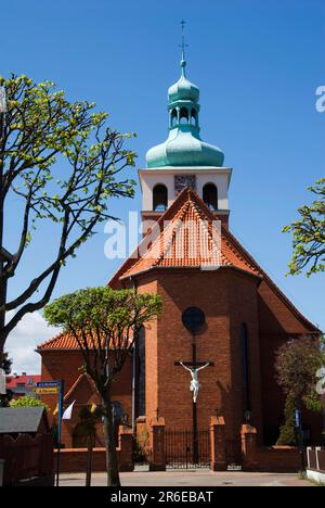 Church, Jastarnia, Hel Peninsula, Gdansk Bay, Pomerania, Poland ...