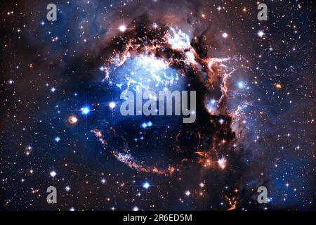 Infinite space with nebulae and stars. Elements of this image furnished ...