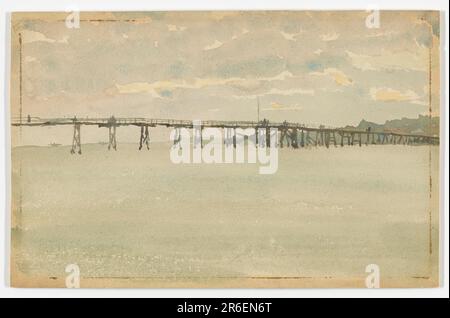 Green and Grey, Channel, The Sea, James McNeill Whistler, 1865 Stock ...