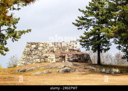 Old Japanese fort Stock Photo - Alamy
