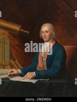 David Rittenhouse (1732-1796) on engraving from 1835. American ...