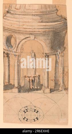 Fountain designs. Pen and ink, graphite on paper. Date: 1785-90. Museum ...