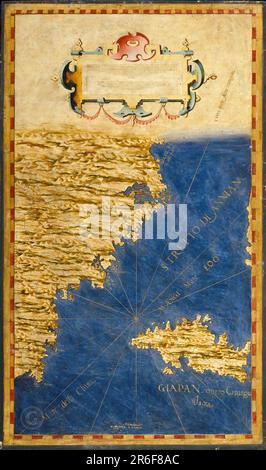Antique world maps HQ – Map of the Duchy of Milan 1581 Stock Photo - Alamy
