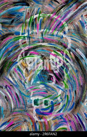 Elaborate and colourful graffiti Photographed in Jaffa, Israel Stock ...