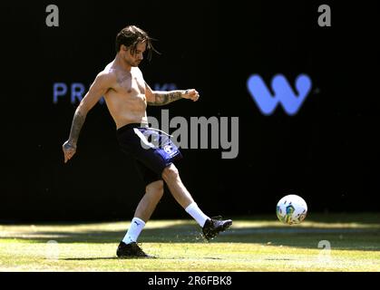 Liam Payne during a training session at Champneys Tring ahead of the ...