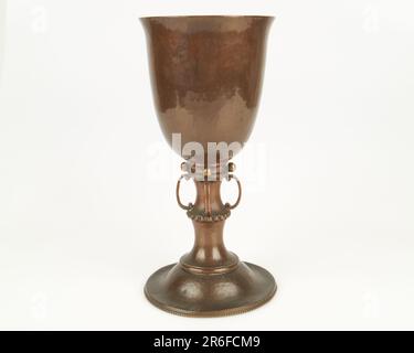 Antique Arts and Crafts Dryad Lester copper & brass bowl Stock Photo ...