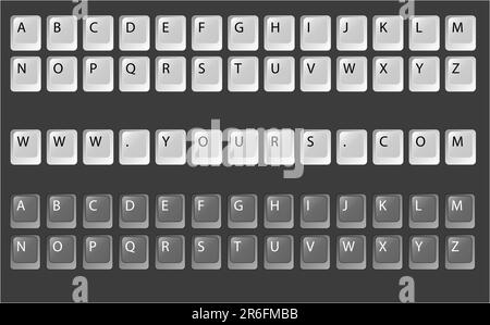 Computer keyboard key with key enter. Keyboard keys icon button Stock ...