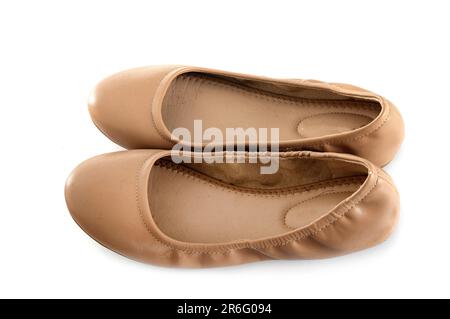 ballet shoe in front of white background Stock Photo - Alamy