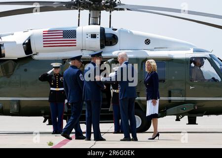 Col. Lucas Teel, 4th Fighter Wing commander, and Dr. David Lewis, Wayne ...