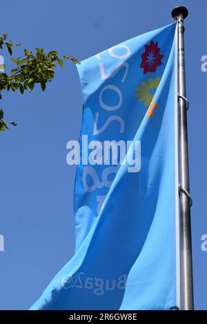 Flag for Bundesgartenschau 2029 Stock Photo - Alamy