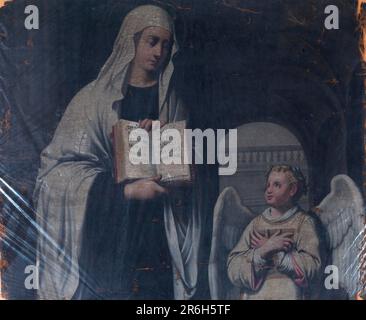 Untitled (St. Francesca Romana) ca. 1650 by Unidentified (Italian Stock ...