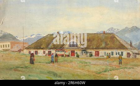 Theodore J. Richardson - Old Russian Trading Post, Sitka Stock Photo ...
