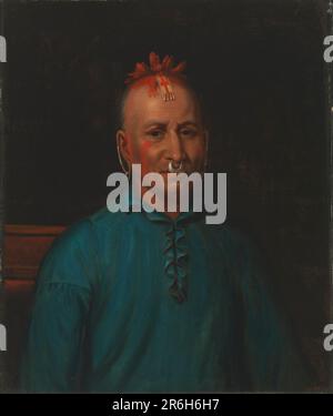 Kish-kallo-wa, a Shawnee chief, is captured in this portrait ...