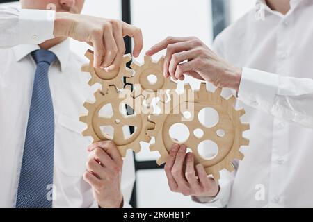 One part of the whole. Symbol of association and connection. business ...