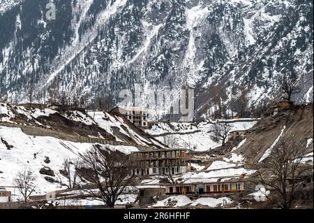 Swat Valley in Pakistan full of lush green forests and snow-covered ...