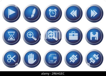 Toolbar and Interface icons Stock Vector Image & Art - Alamy