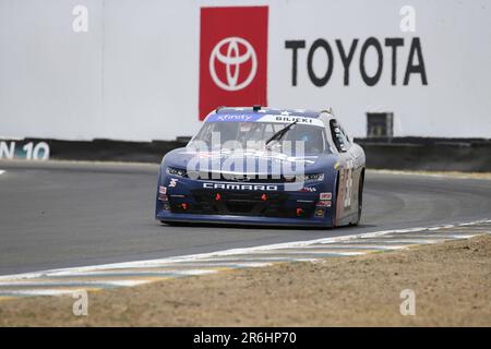 SONOMA, CA - JUNE 09: Josh Bilicki (#36 DGM Racing SBC Contractors ...
