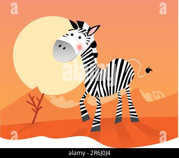 Vector Illustration of funny animal. See similar pictures in my ...