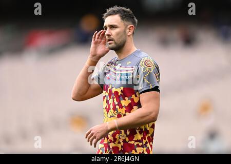 Melbourne, Australia. 10th June, 2023. Connor MacDonald of Hawthorn ...