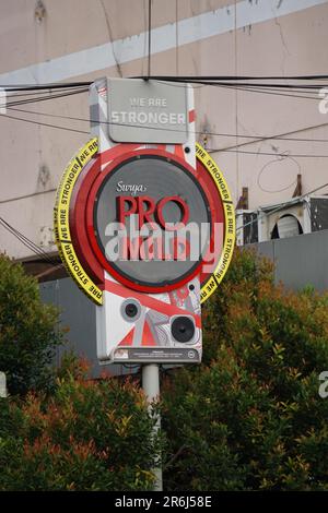 Cigarette billboard with natural background Stock Photo - Alamy