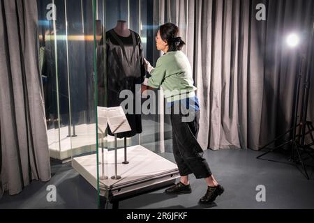 Textile Conservator Yufei Xiang at the National Museum of Scotland in ...